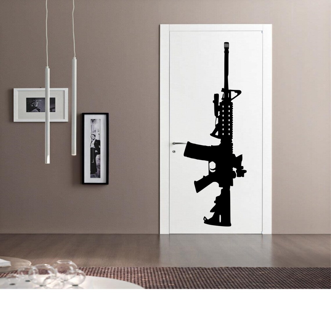 M16 Rifle Wall Decal - Etsy