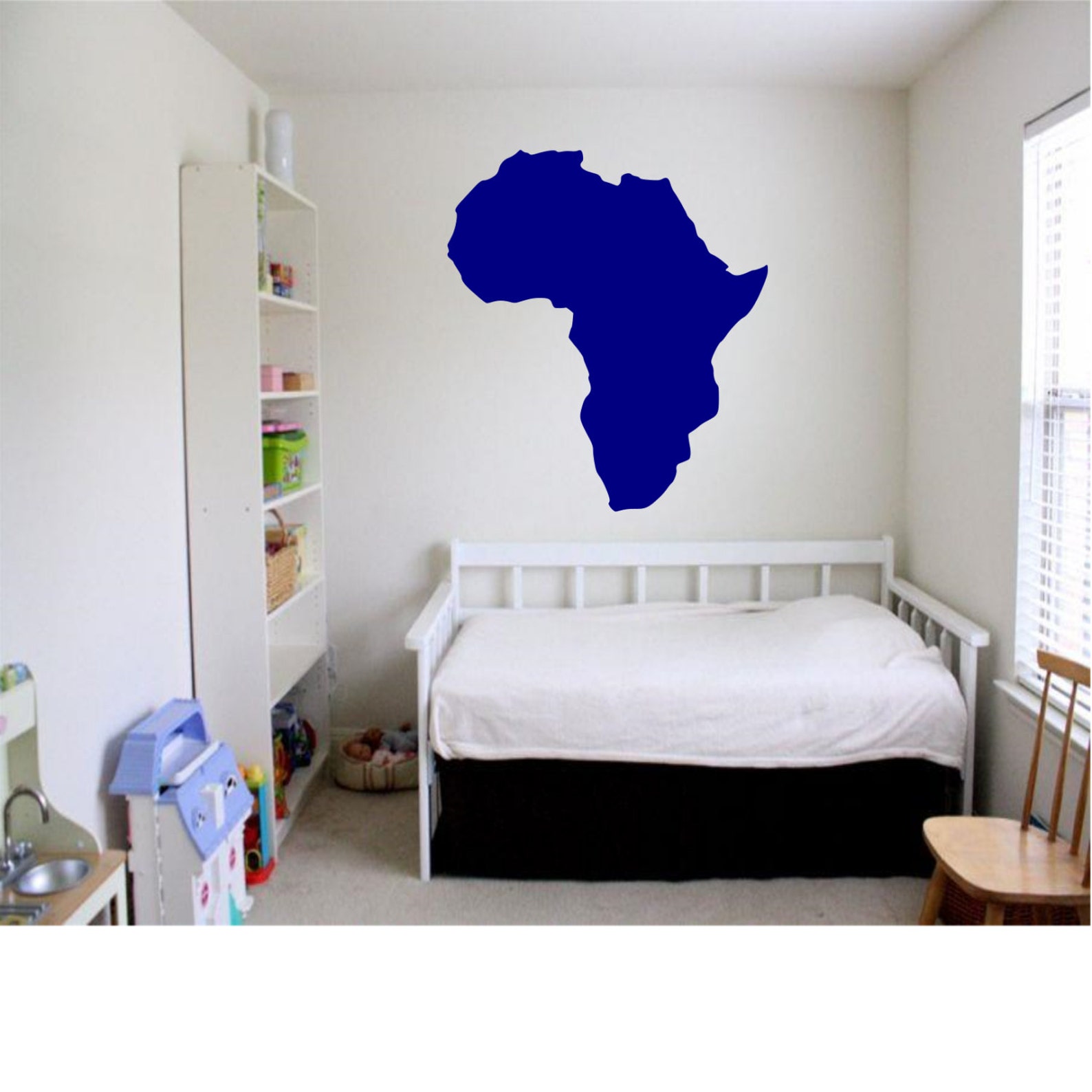 Africa Decal Africa Sticker map of Africa Wall Decal | Etsy