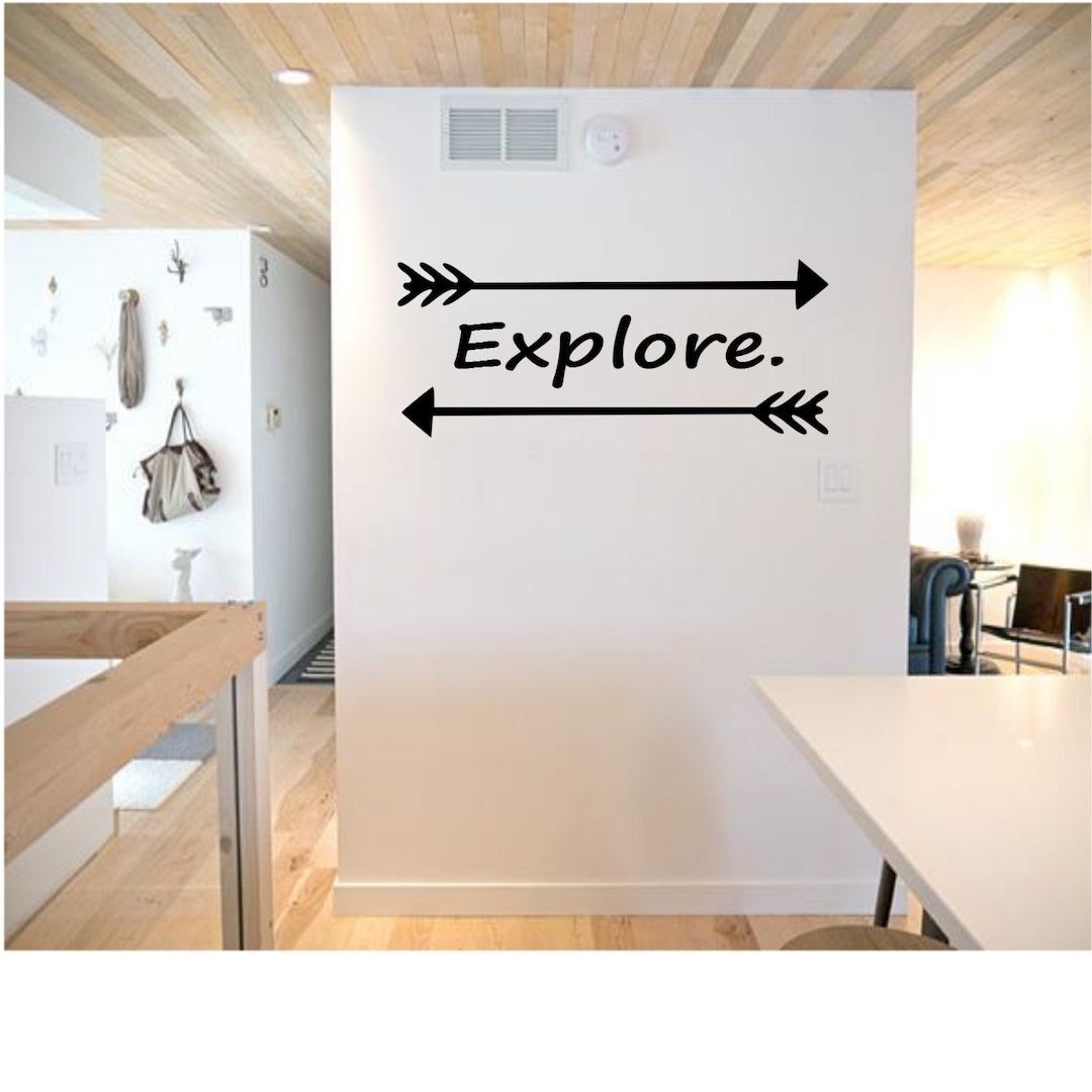 Explore Wall Decal - Explore Decal - Travel Decal - Explore the World ...