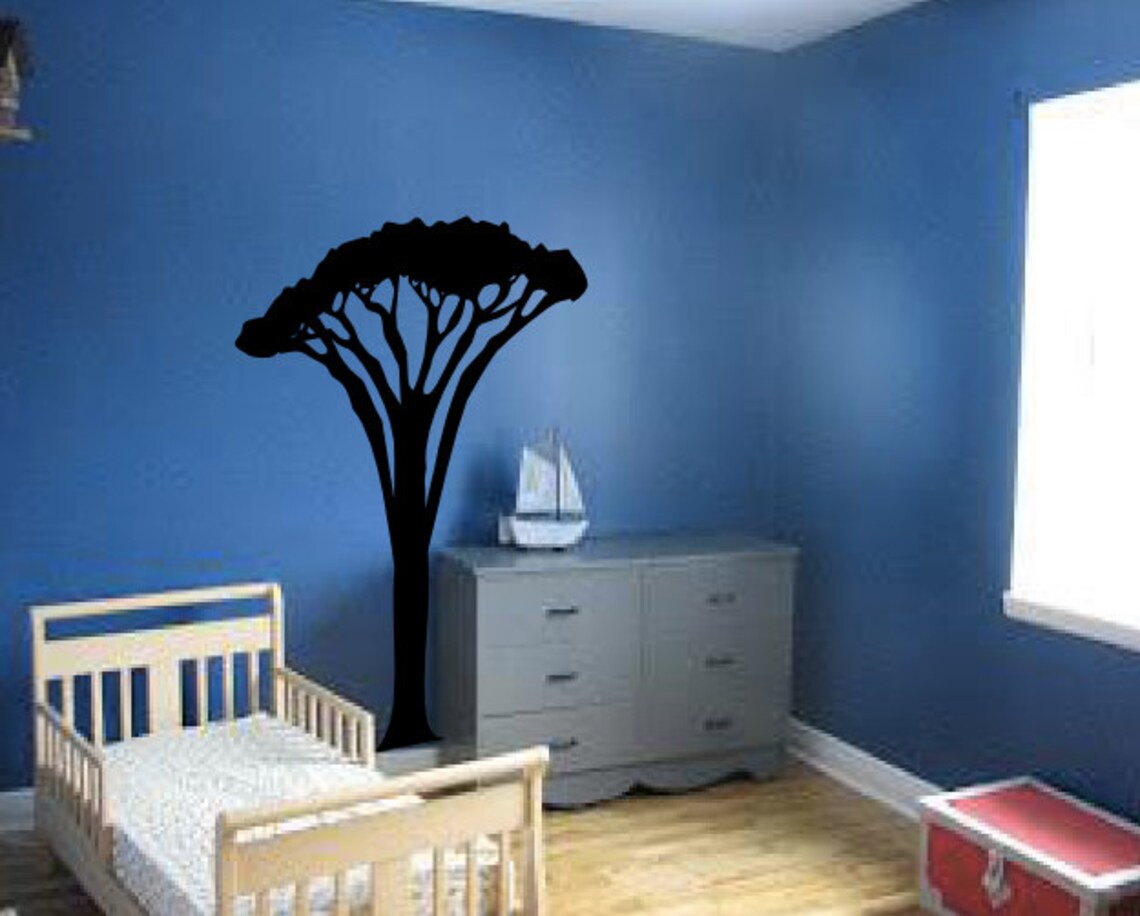 Acacia Tree Wall Decal African Tree Africa Tree Home | Etsy