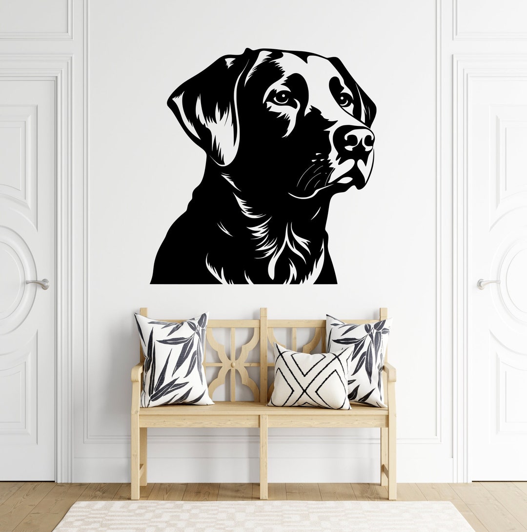 Labrador Retriever Decal - Labrador Retriever Wall Decal - Labrador ...
