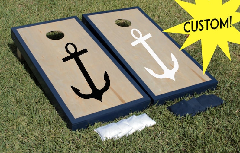 Custom Cornhole Decal Cornhole Decals Custom Cornhole | Etsy