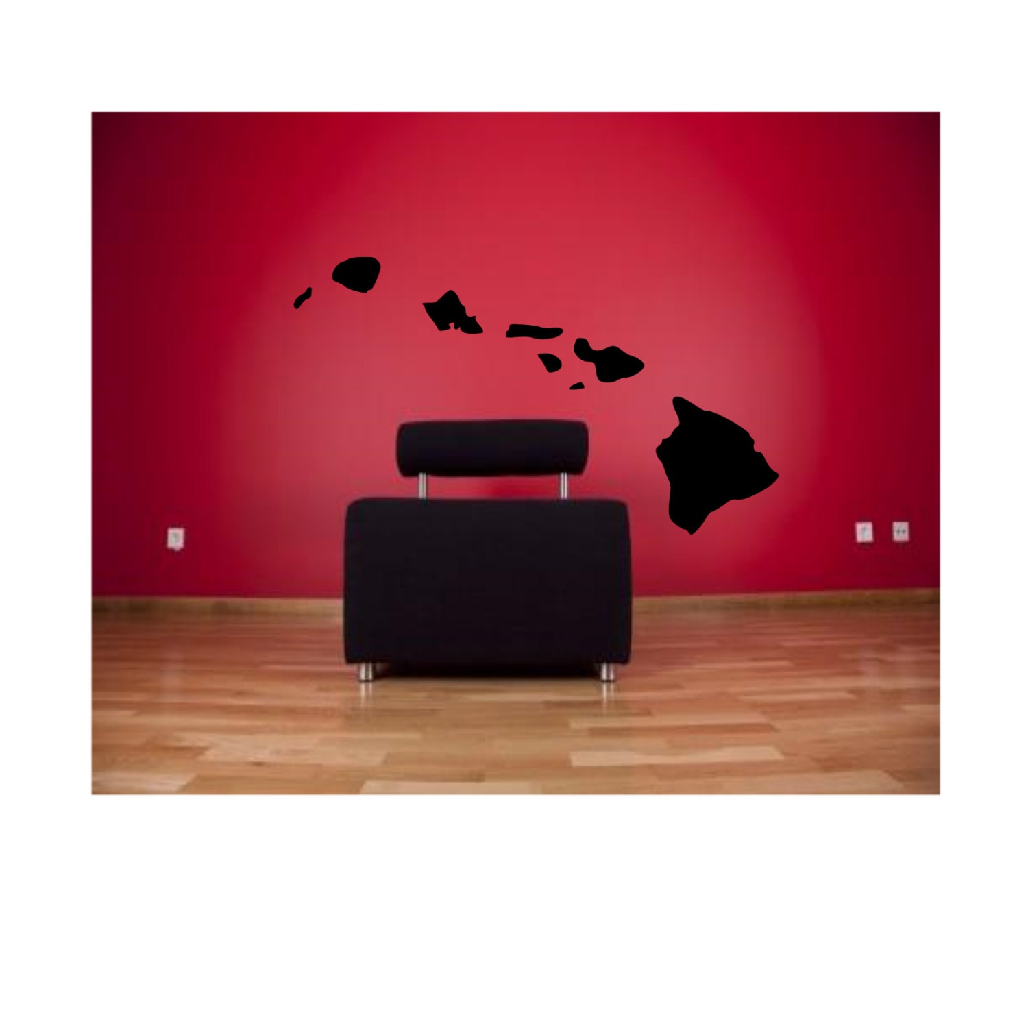 Hawaiian Island Wall Decal Hawaii Decal Hawaiian Island - Etsy