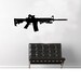 M16 Rifle Wall Decal - Etsy