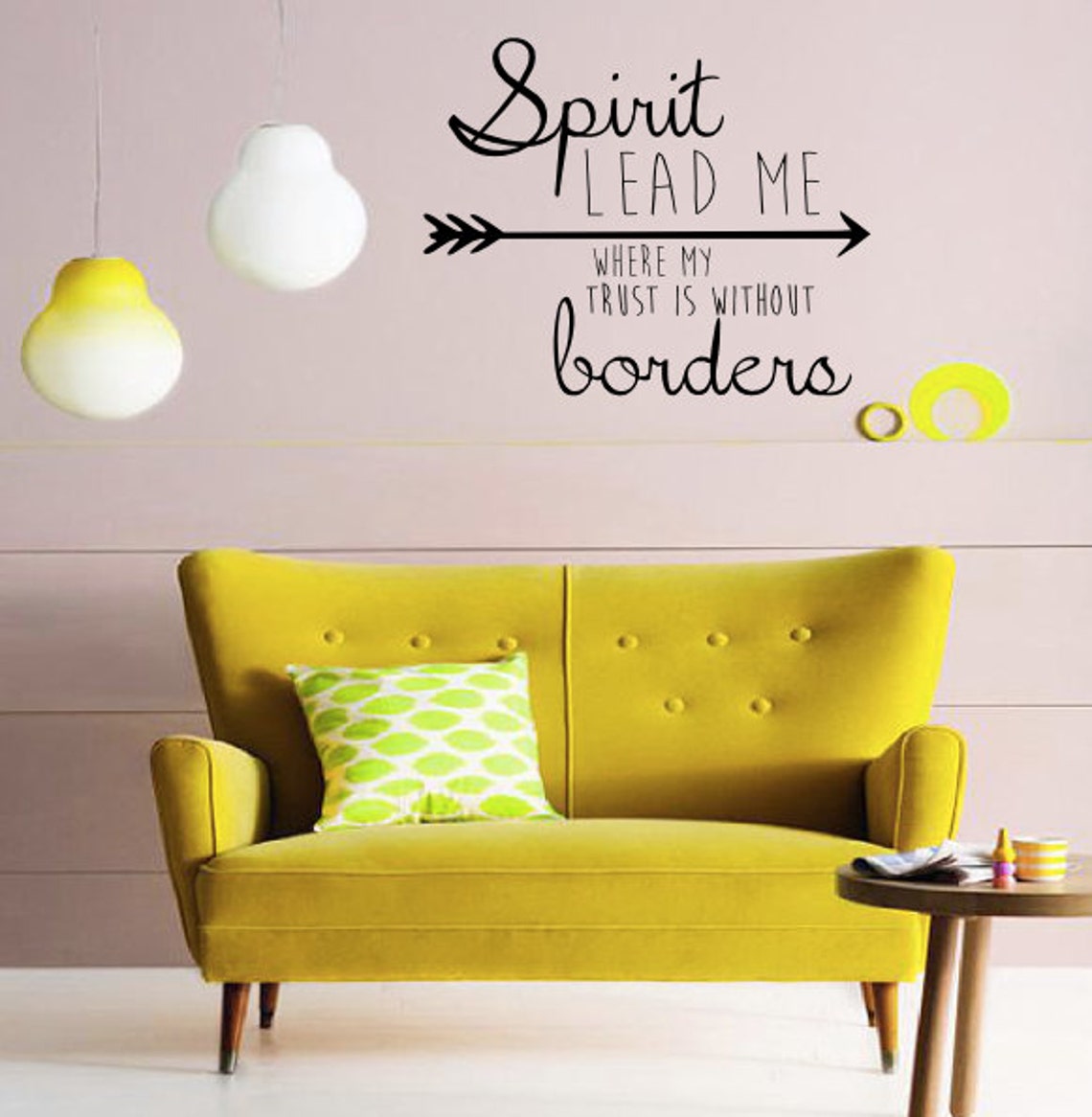 Spirit Lead Me Wall Decal Home Decor Gift Idea Living | Etsy