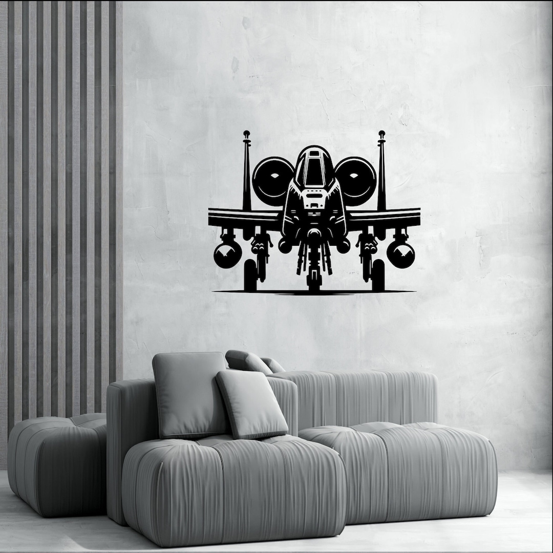 A10 Warthog Decal - A10 Thunderbolt Decal - Fighter Plane Decal - A10 ...