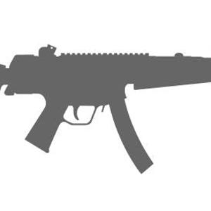 Mp5 Wall Decal - Gun Decal - Mp5 Gun Decal - MP5 Car Decal - Gun Decal ...