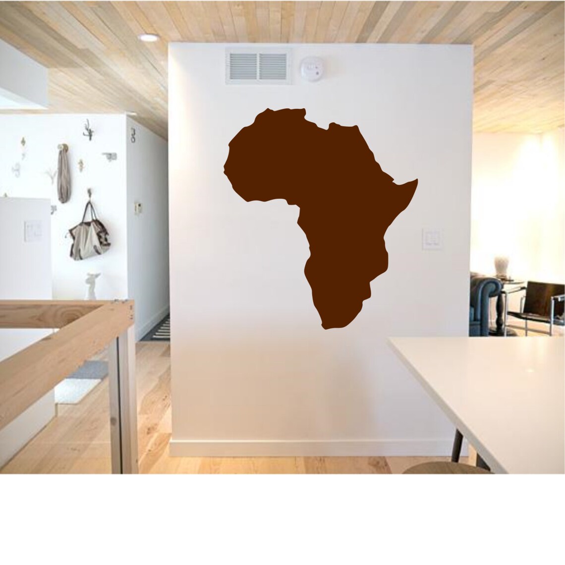 Africa Decal Africa Sticker map of Africa Wall Decal | Etsy