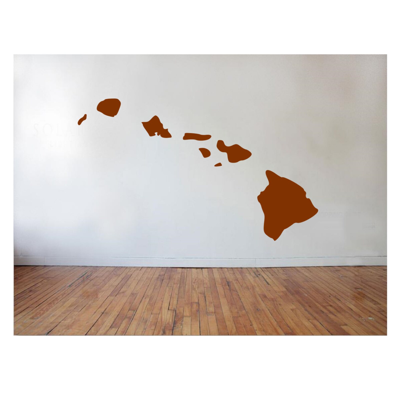 Hawaiian Island Wall Decal Hawaii Decal Hawaiian Island - Etsy
