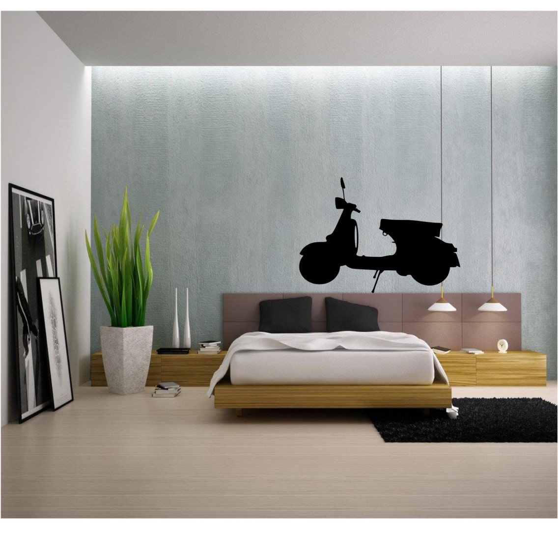 Vespa Wall Decal - Etsy