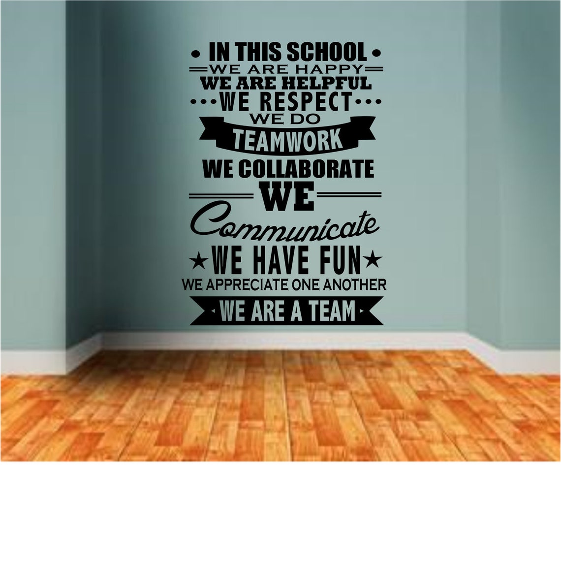 School Decal School Wall Decal School Large Decal | Etsy