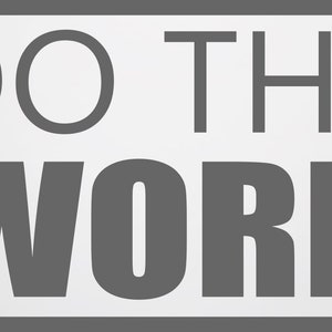 Do the Work - Wall Decal -workout Decal - Gym Decal - Fitness Decal ...