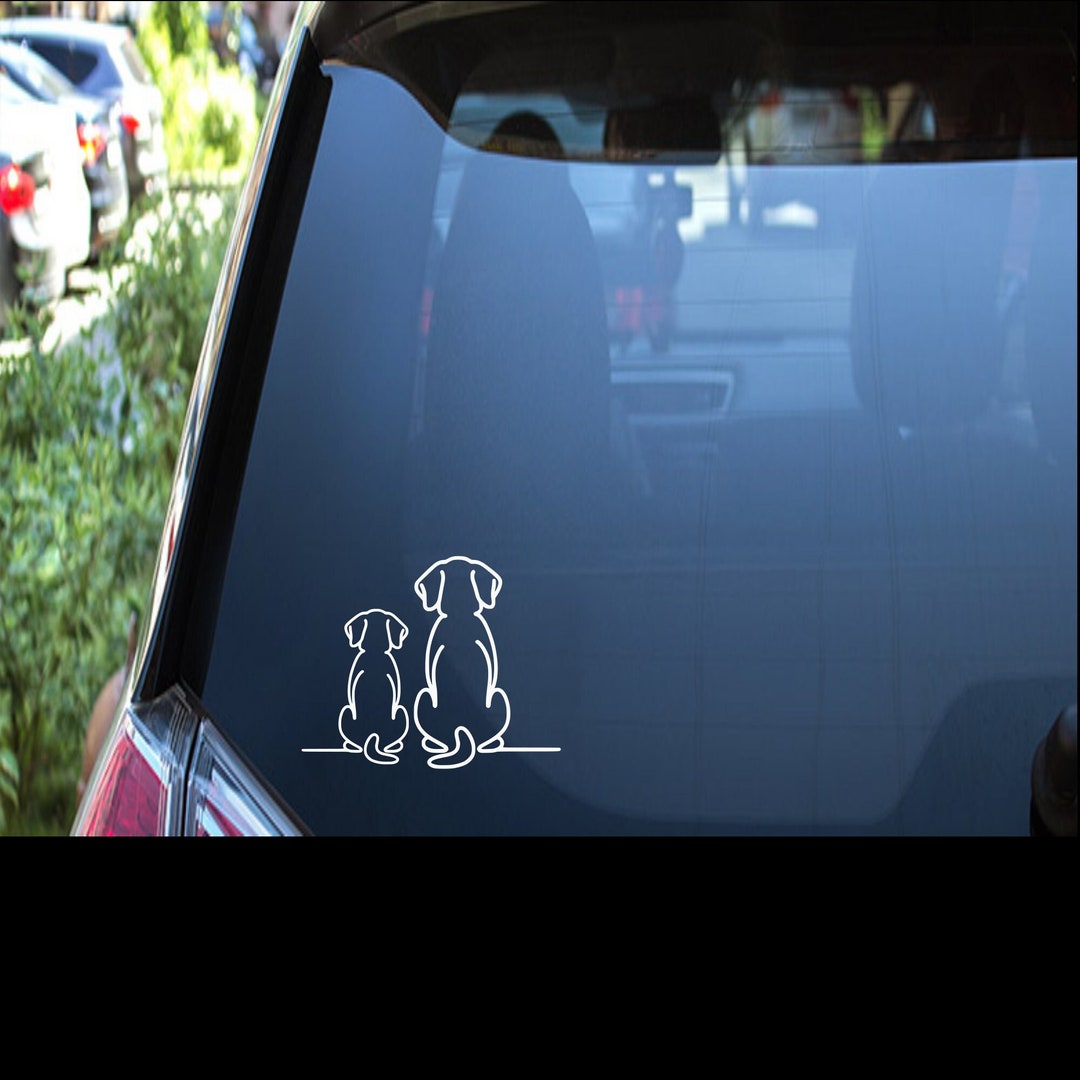 Cute Dog Decal - Dog Owner Car Decal - Dog Window Decal - Dog Decal for ...