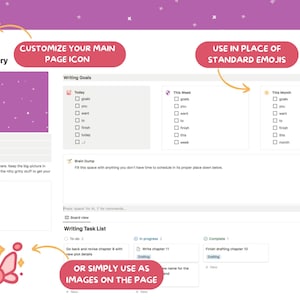 Magical Fantasy Digital Icon Collection for Notion Customization | Cute ...