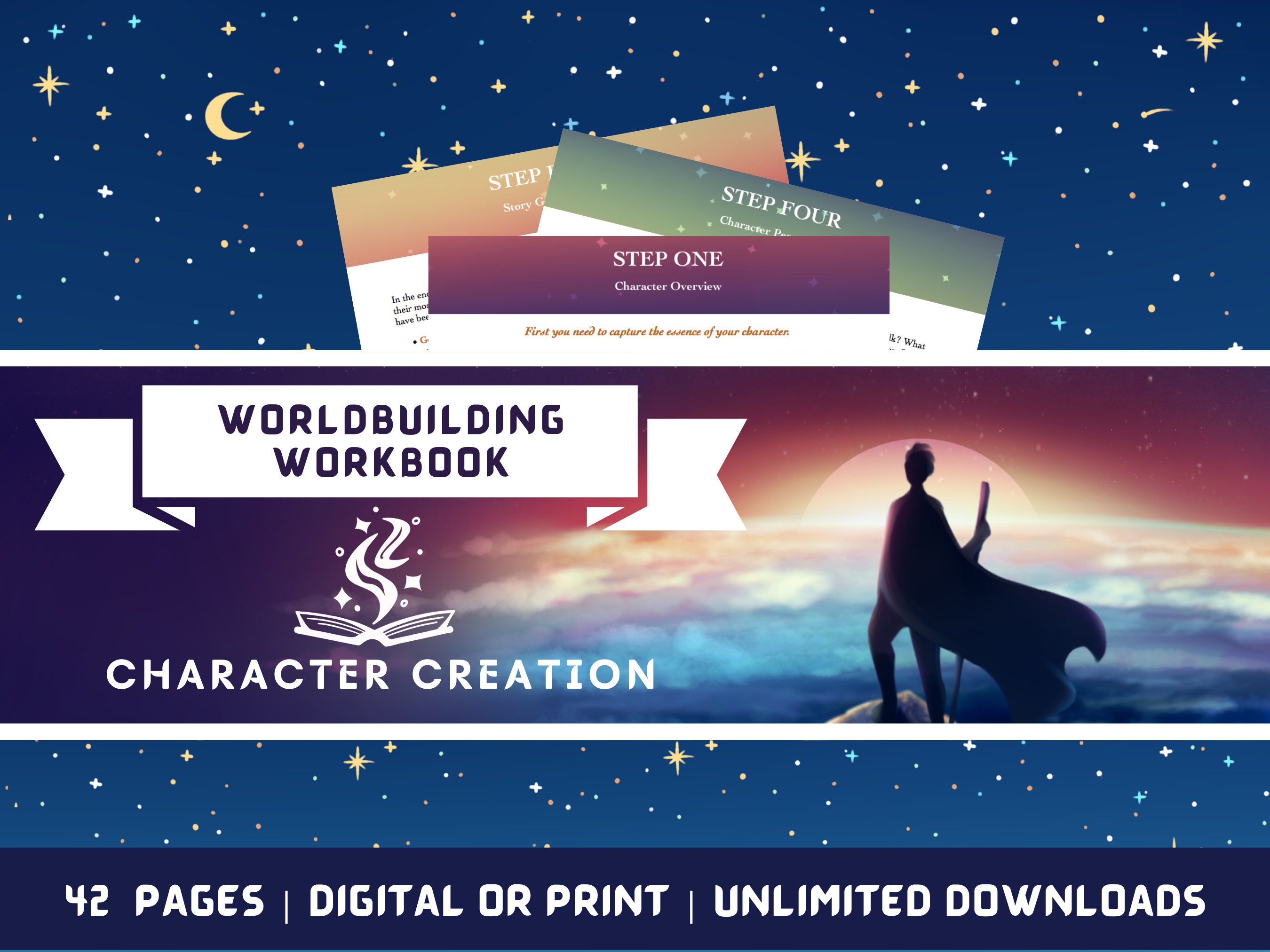 Character Worldbuilding Workbook Build Characters for Fantasy ...