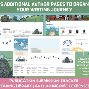 Themed Author Writing Notion Template 2026 | Worldbuilding & Publishing ...