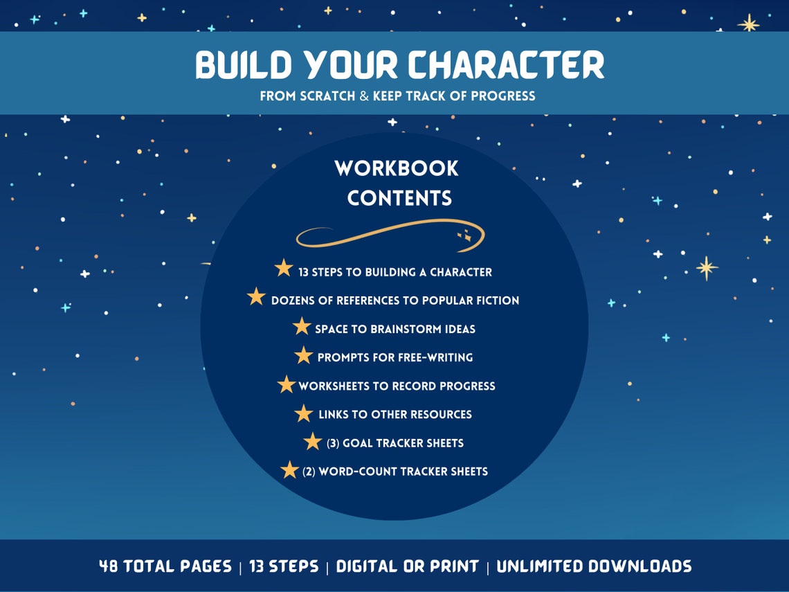 Character Worldbuilding Workbook | Build Characters for Fantasy ...