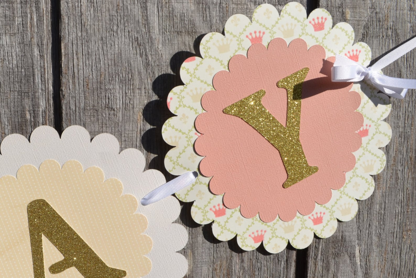 Princess Birthday Banner, Princess Crown Banner, Happy Birthday Banner ...