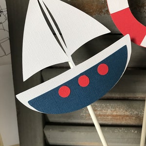 Nautical Centerpiece, Nautical Baby Shower, Nautical Themed Party ...