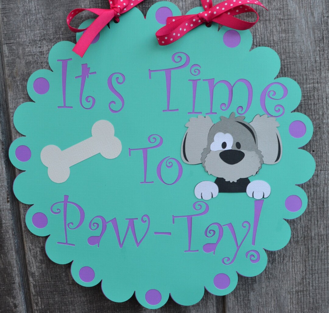 Dog Birthday Party Welcome Sign, Puppy Party Welcome Sign, Puppy Party ...