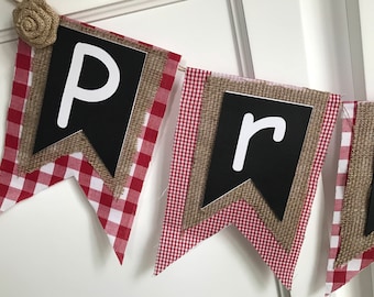 Gingham and Burlap - Etsy