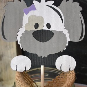 Dog Birthday Party Cupcake Toppers, Puppy Birthday Party Cupcake ...