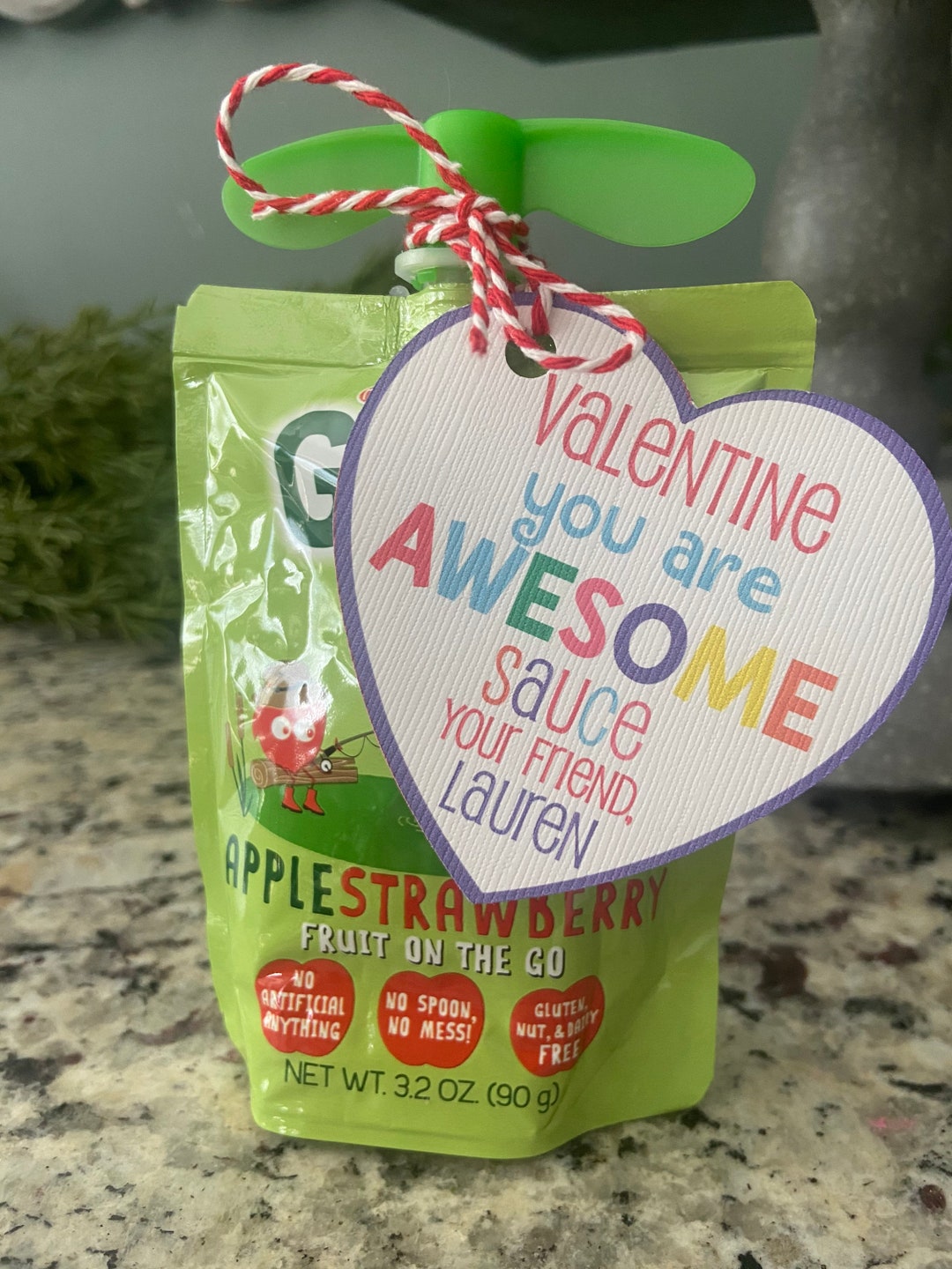 School Valentine’s Day Gift Tags, Kid’s School Valentine’s Day Apple ...