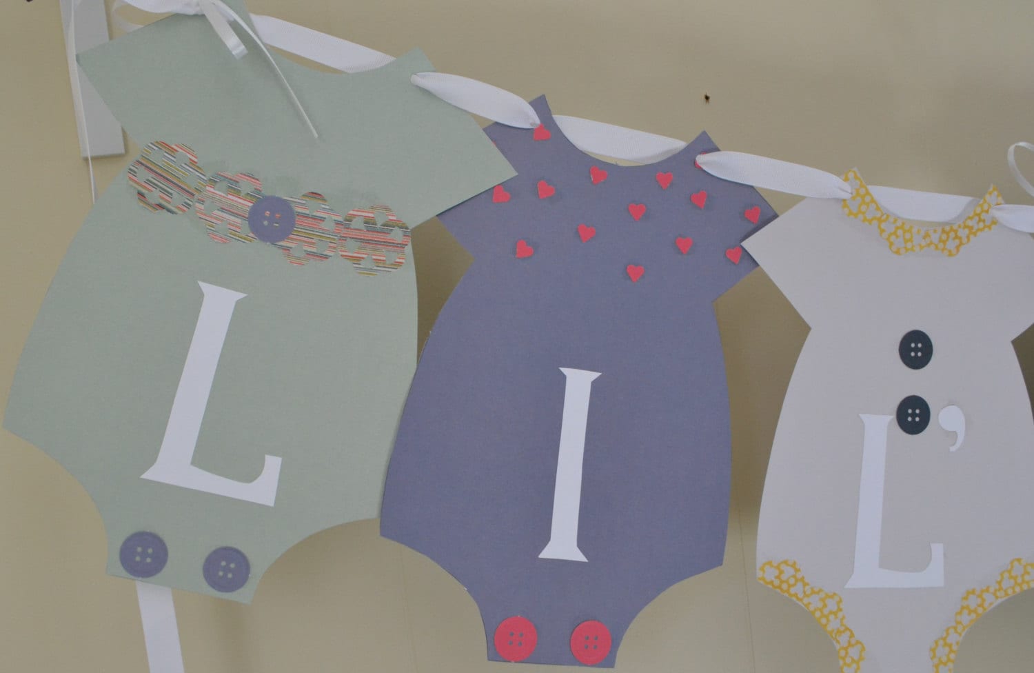 Baby Girl Shower Banner Baby Shower Banner Onesie Baby - Etsy