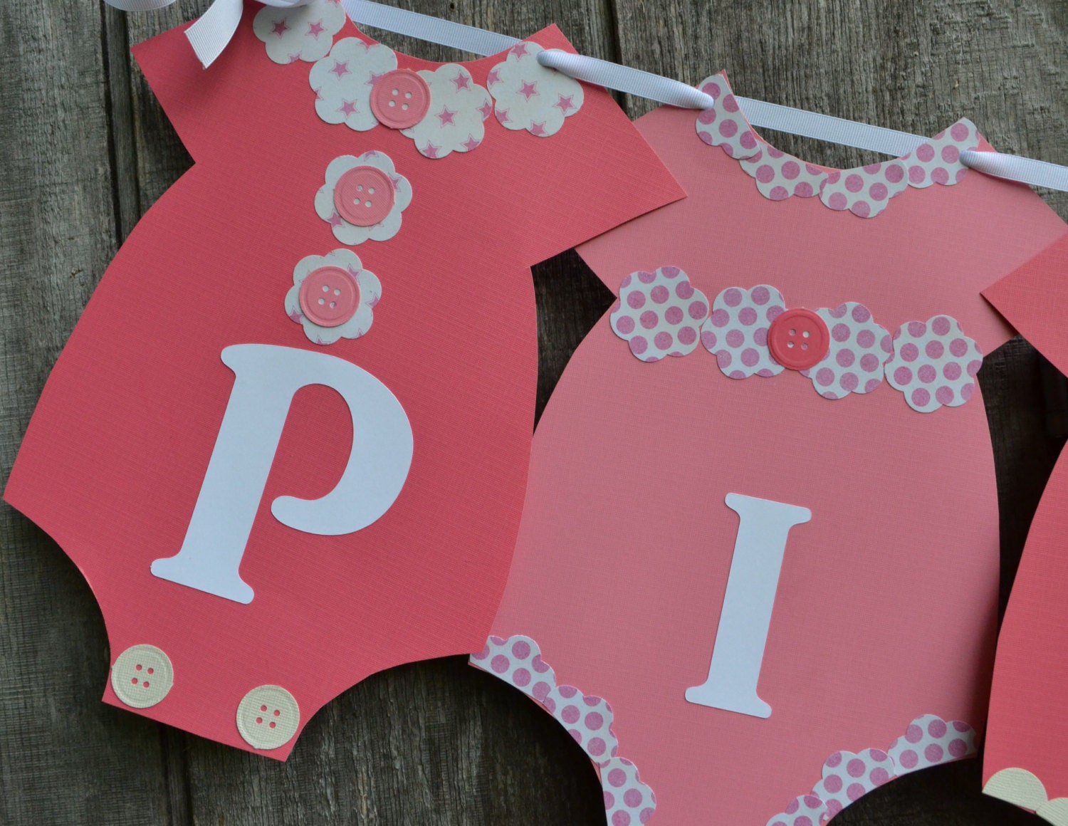 Girl Baby Shower Banner, Boy Baby Shower Banner, Onesie Banner, Gender ...