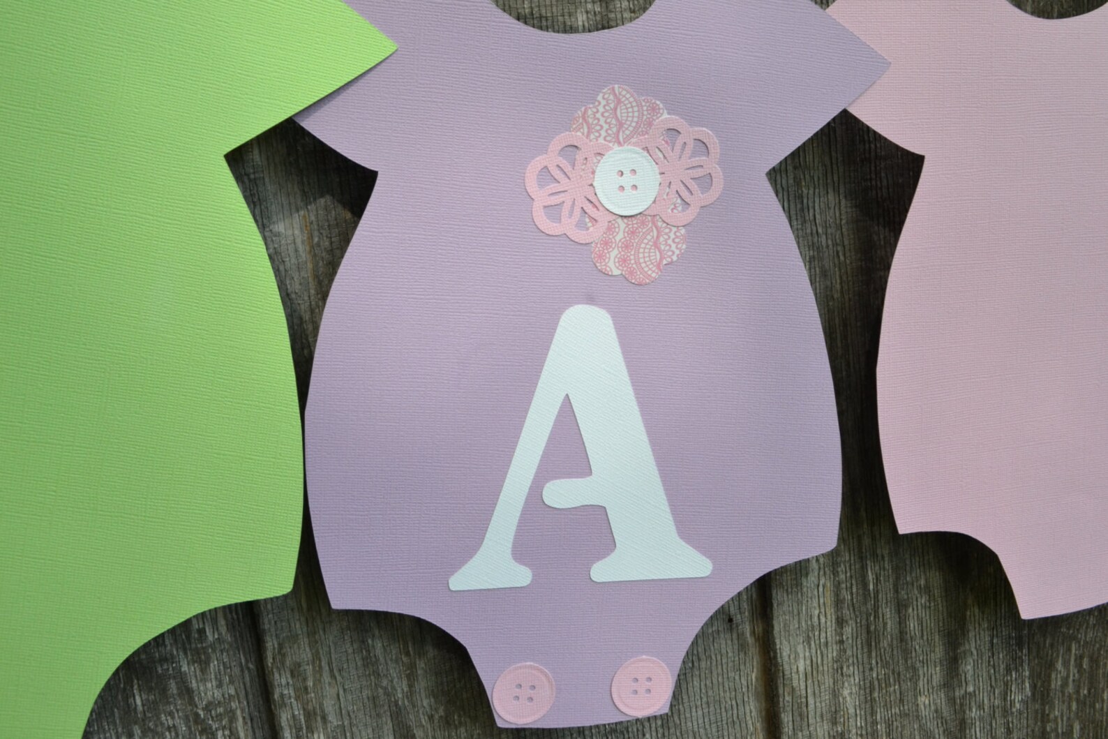 Pastel Baby Shower Banner Baby Shower Banner Onesie Banner | Etsy