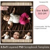 Digital School K-12 Scrapbook Template, School Years Photo Collage ...