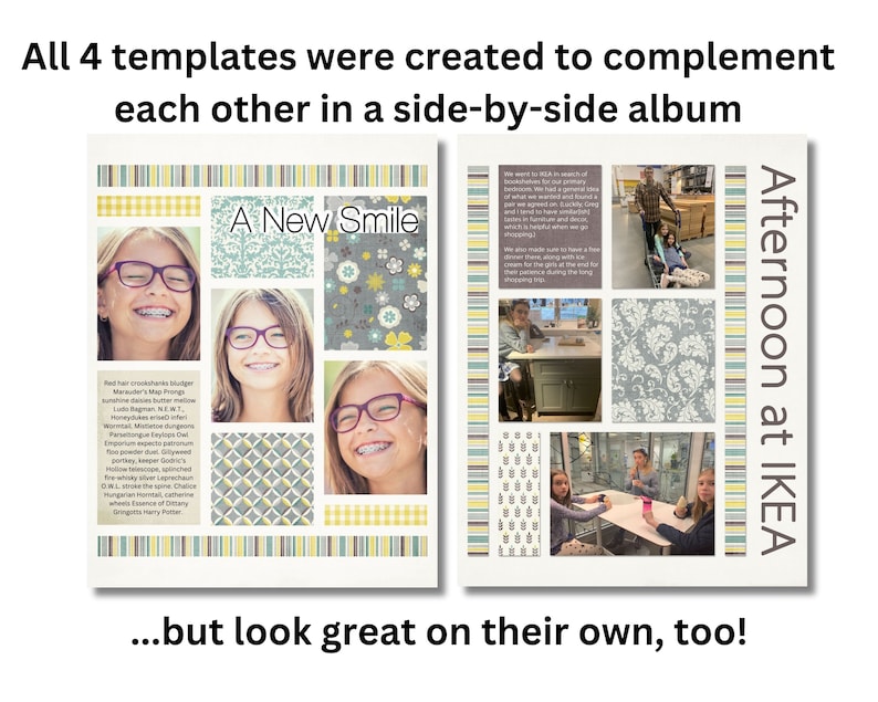 Scrapbook Page Templates Scrapbook Pages Layouts Scrapbook Layouts ...