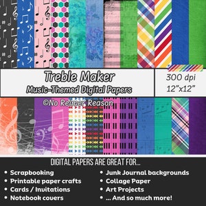 Digital School K-12 Scrapbook Template, School Years Photo Collage ...