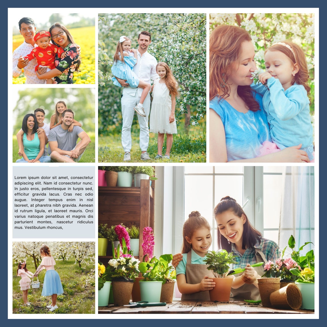 12x12 CANVA Scrapbook Templates, Scrapbook Layout Template, Digital ...