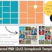 12x12 Digital Scrapbooking Layout Template, Premade Scrapbook Page ...
