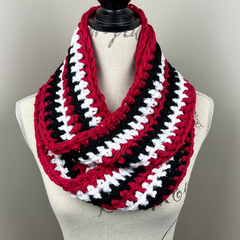 Black Infinity Scarf - Etsy