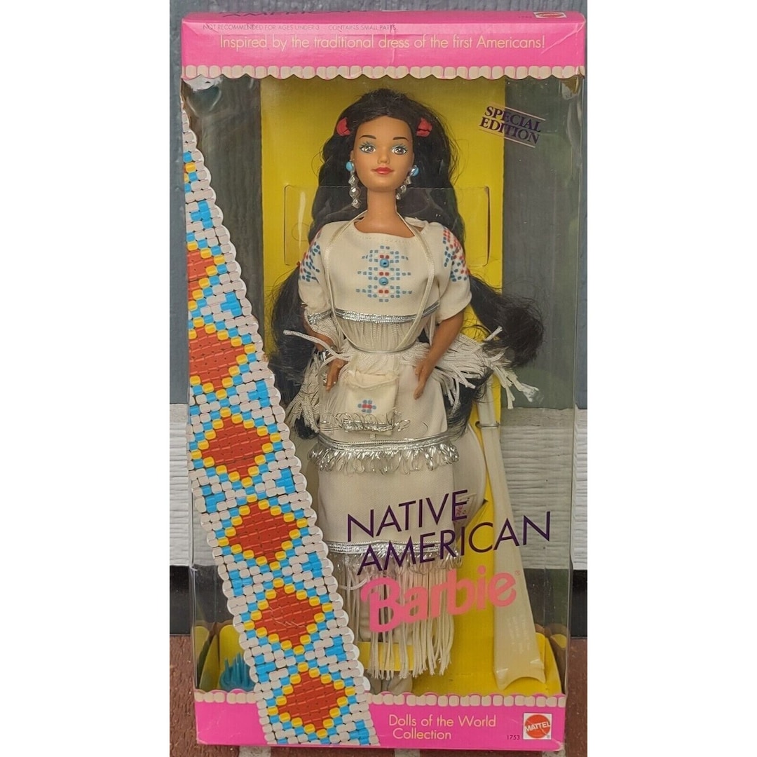 1992 Mattel Native American SPECIAL EDITION Dolls of the World Barbie ...