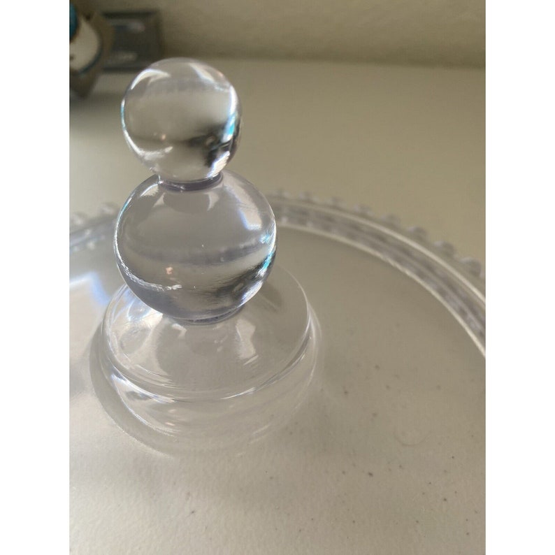 Imperial Glass CANDLEWICK 3 Part Divided Round 400/110 7 Candy Box ...