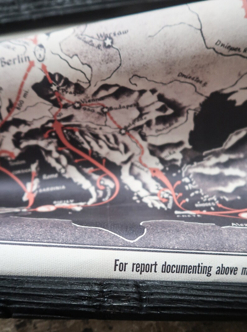 Routes to Berlin 1943 WW2 Time Map Showing Allies Planning - Etsy