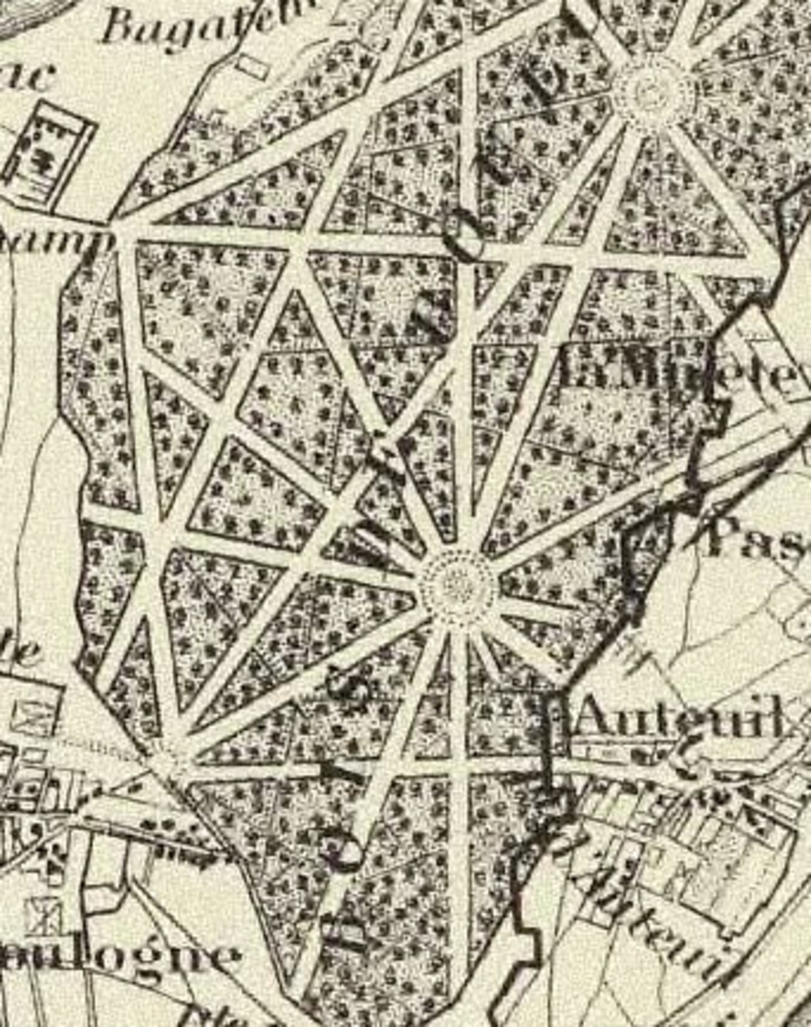 Paris Chart Grand Old Map of Paris French Style Decor | Etsy