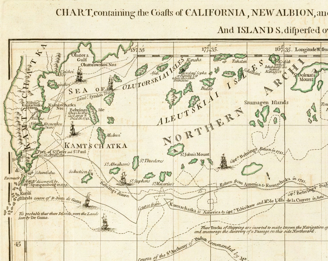 Horizontal US Map Chart Containing the Coasts of - Etsy