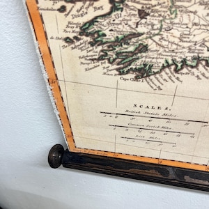 UK Old Map 1794, Great Britain and England With Ireland on Canvas - Etsy