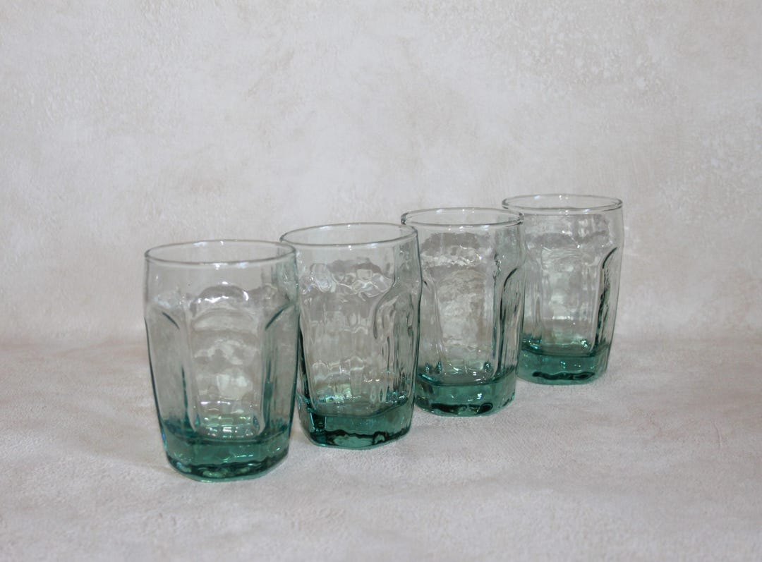 Libbey Chivalry Green Drink Glasses - Juice 5 Oz - Set of 4 - Etsy