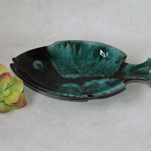 Blue Mountain Pottery Fish Dish BMP Fish Plate Midcentury - Etsy