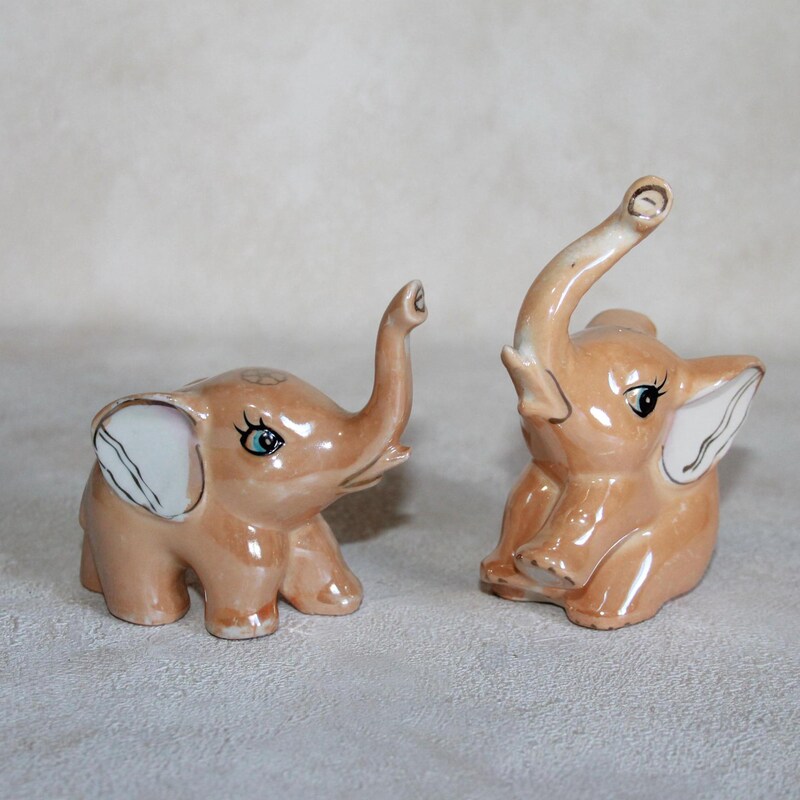 Porcelain Elephant - Etsy