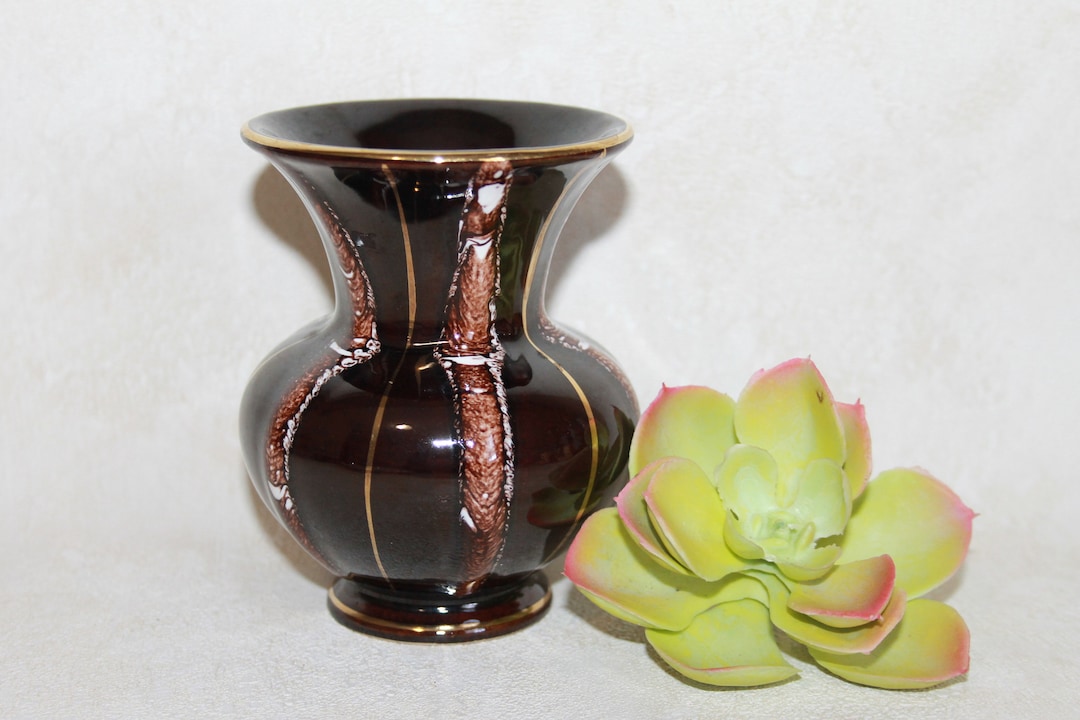 Jasba Keramik Pottery 4 Inch Vase - Midcentury German Art Pottery Vase ...