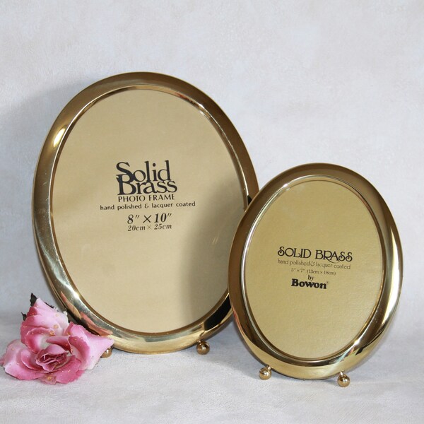 Oval Brass Frames - Etsy