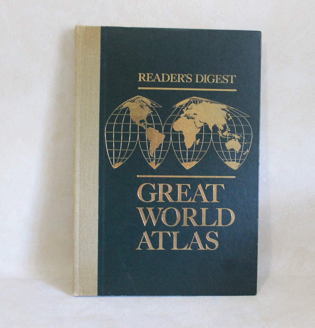 Vintage 1983 Reader's Digest Great World Atlas - Historical Maps and ...