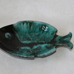 Blue Mountain Pottery Fish Dish BMP Fish Plate Midcentury - Etsy