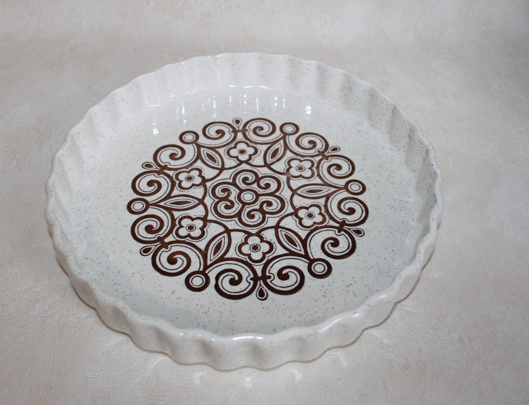 Bilton's CELTIC ROSE Ceramic Quiche Pan - English Ironstone Tableware ...
